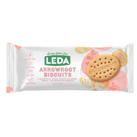 LEDA ARROW ROOT BISCUITS 205G – simplywholefoodsnz