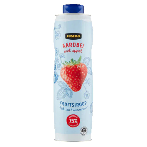 Jumbo Strawberry Fruit Syrup - 750ml – simplywholefoodsnz