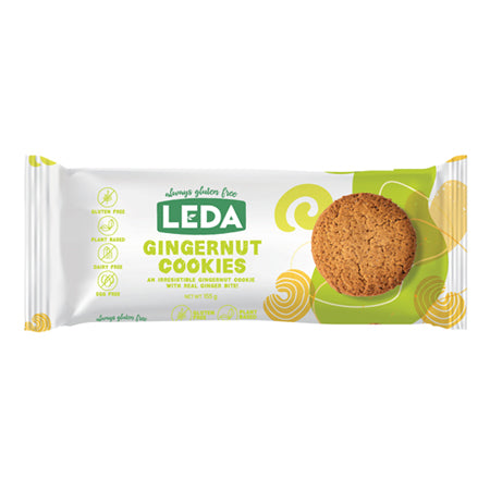 Leda Gingernut Biscuits (155g) – simplywholefoodsnz