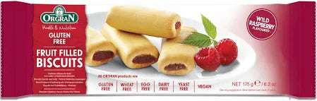 Orgran Wild Raspberry Filled Biscuits 175g – simplywholefoodsnz