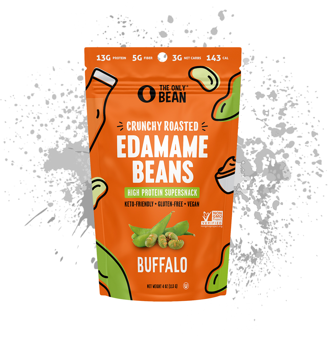 The Only Bean Crunchy Roasted Edamame Beans 113g- Buffalo ...